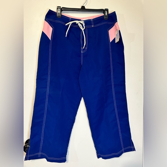 Sideout | Pants & Jumpsuits | Vintage Sideout Volleyball Capri Blue ...